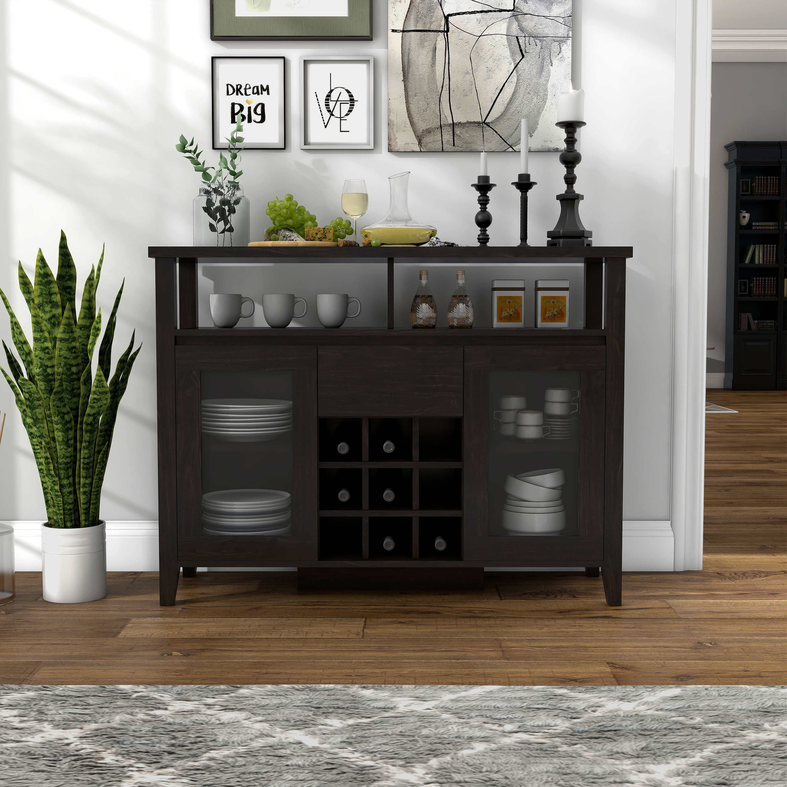 Red Barrel Studio Alioto 47.2" Wide 1 Drawer Server - Wayfair Canada