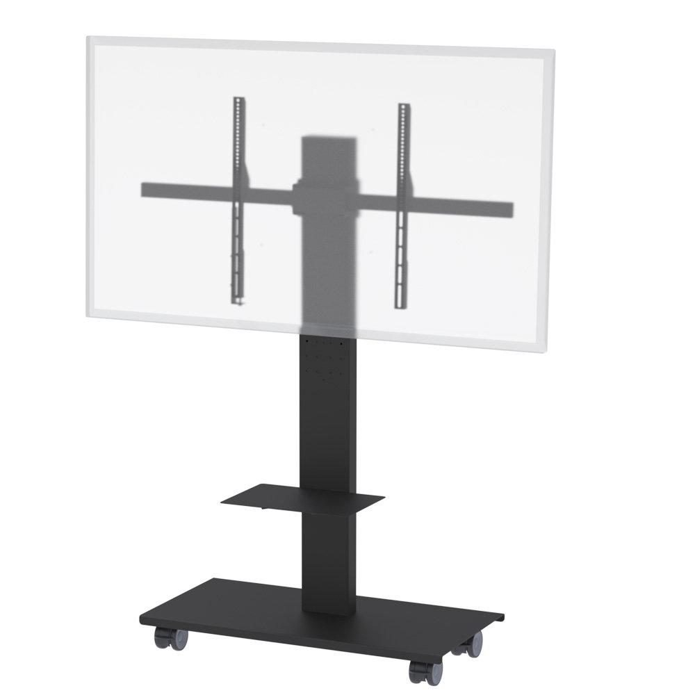 AVFI Floor Stand Mount for Greater than 50" LCD Screens with Shelving ...