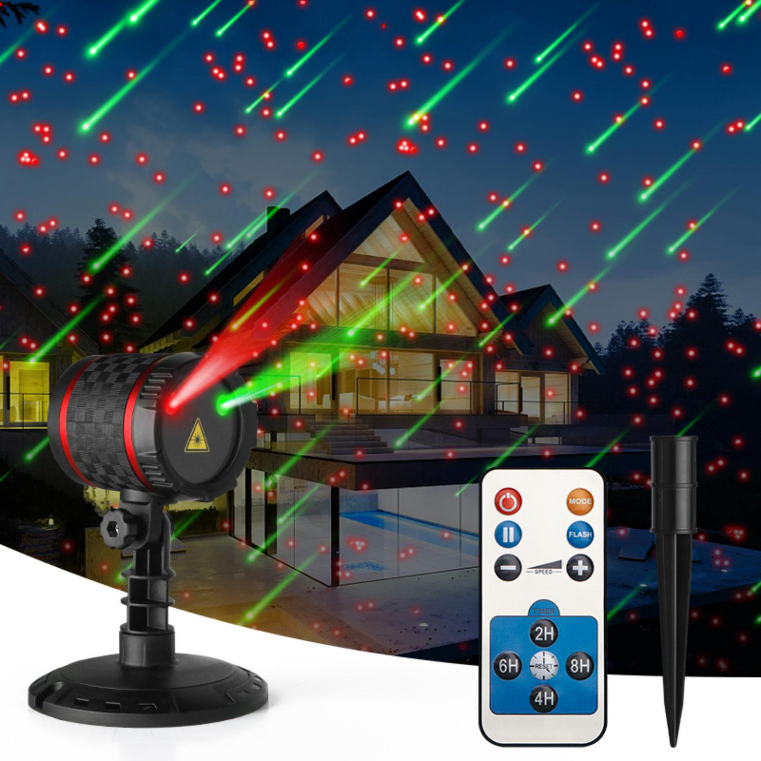 The Holiday Aisle® Projection & Strobe Lights | Wayfair