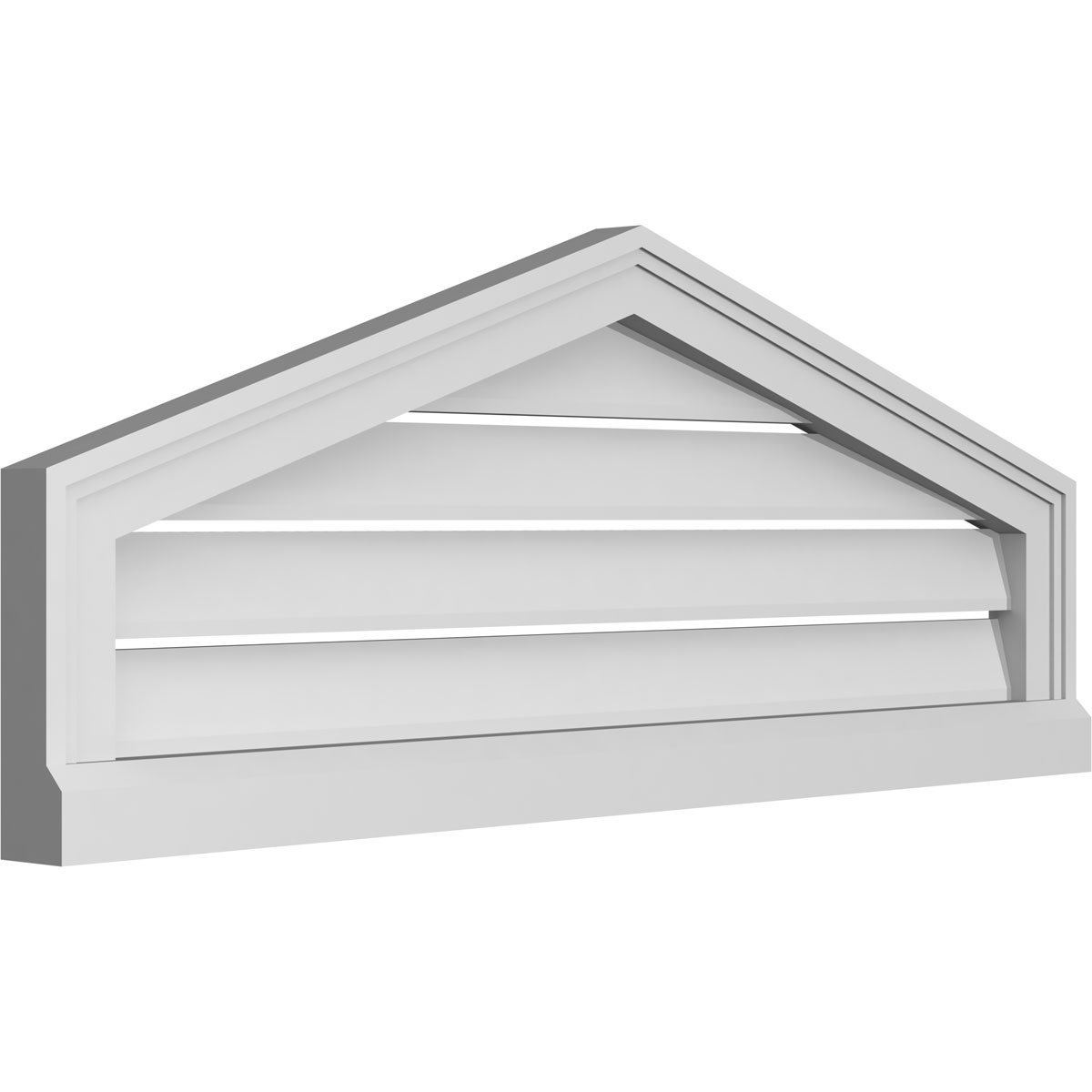 Ekena Millwork Peaked Surface Mount Signature Urethane Functional Gable ...