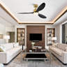 Mercer41 Loritta 52'' 3 - Blade Large Indooor Ceiling Fan With Light ...