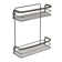 Metaltex Origin LAVA Badezimmer Regal mit 2 Ebenen schwarz | Wayfair.co.uk