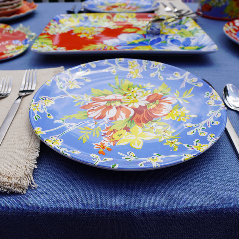 Certified International Blossom Set of 4 Dinner Plates | Wayfair