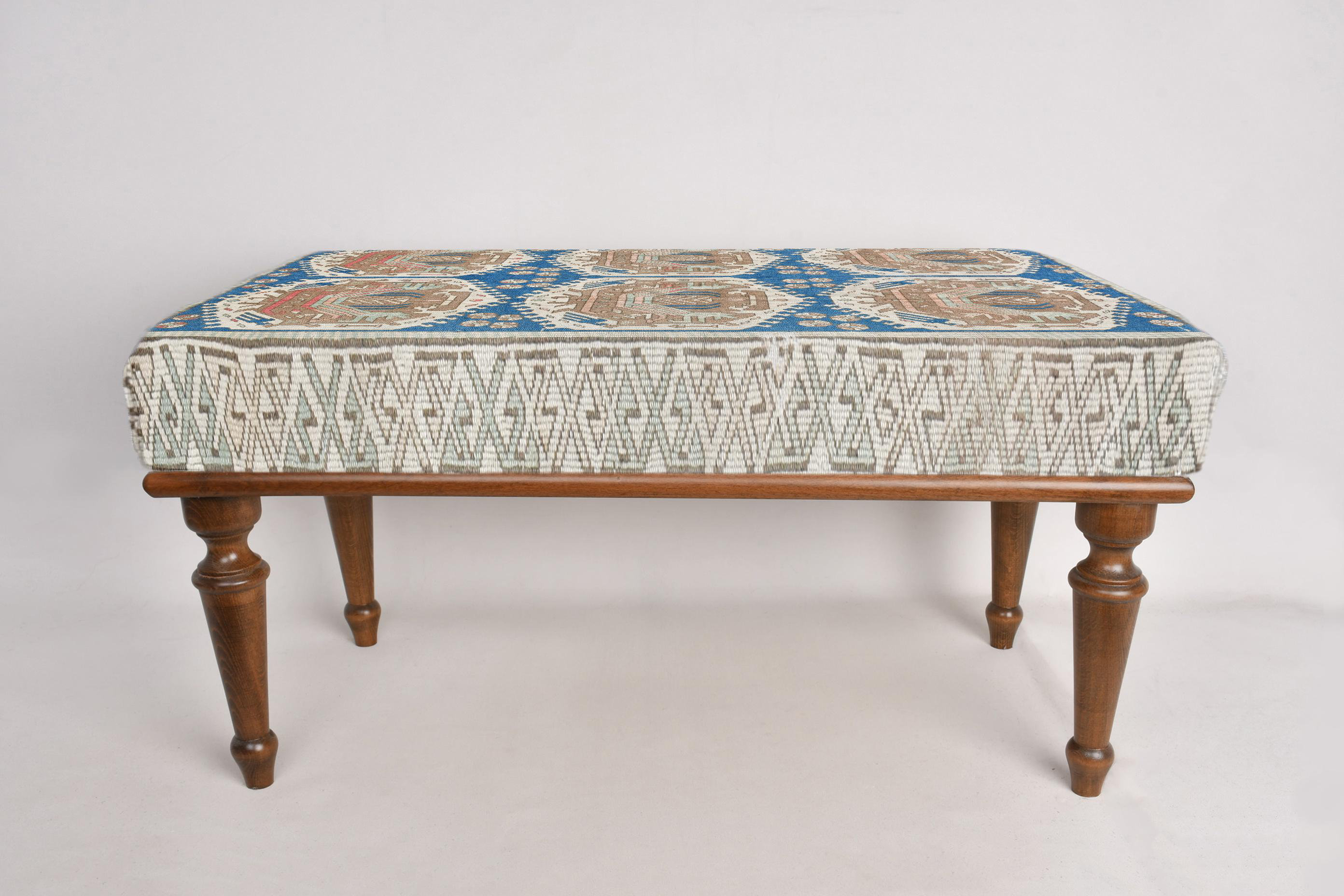 Bungalow Rose Aztec Bench, Bench For Bedroom,Ottoman Bench, Upholstered ...