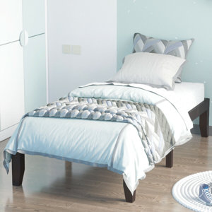 Andover Mills™ Swansea 14 Inch Height Solid Wood Platform Bed Frame ...