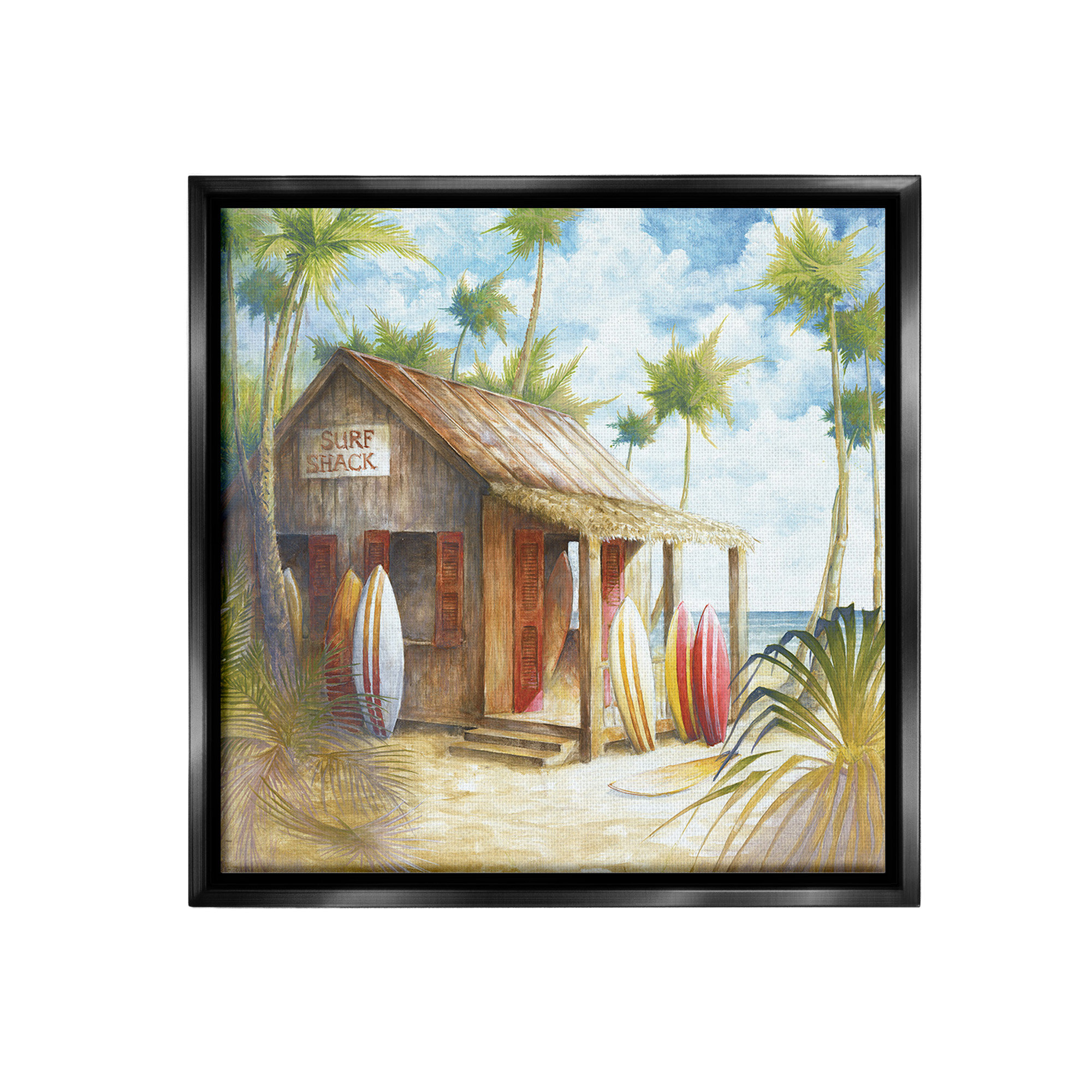 Bay Isle Home™ " Summer Surf Shack " by Cloverfield & Co. on Canvas ...
