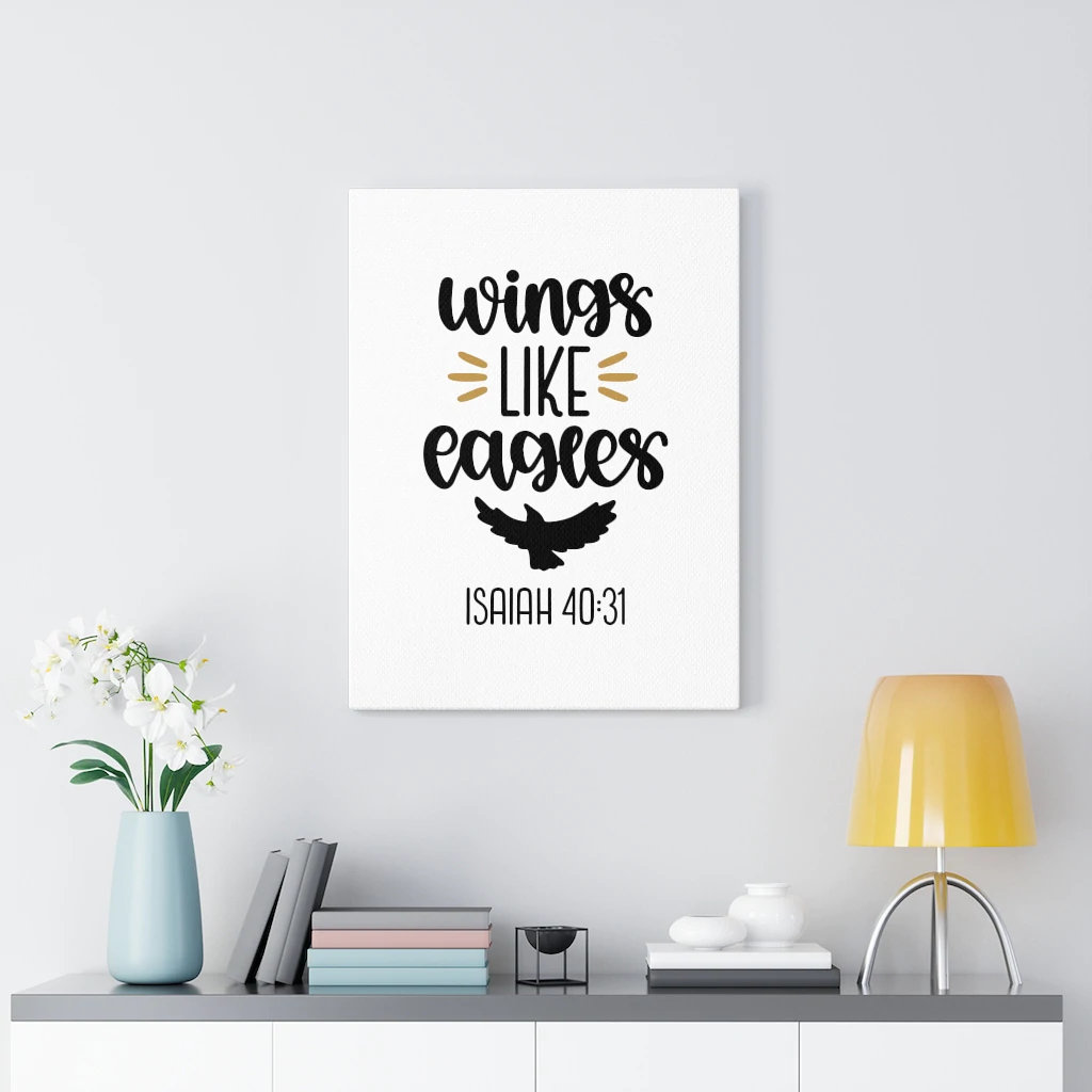 Express Your Love Gifts Scripture Canvas Wings Like Eagles Isaiah 40:31 ...