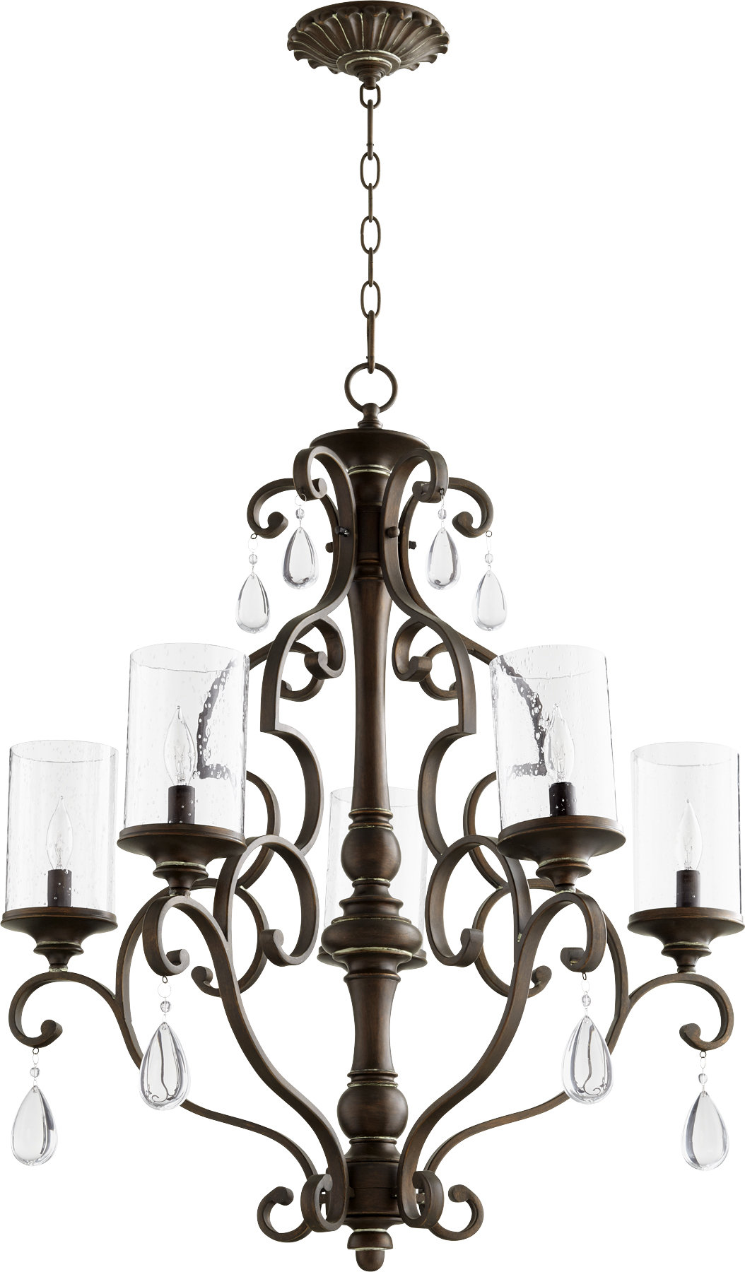 Laurel Foundry Modern Farmhouse Salome 5 - Light Candle Style Classic ...