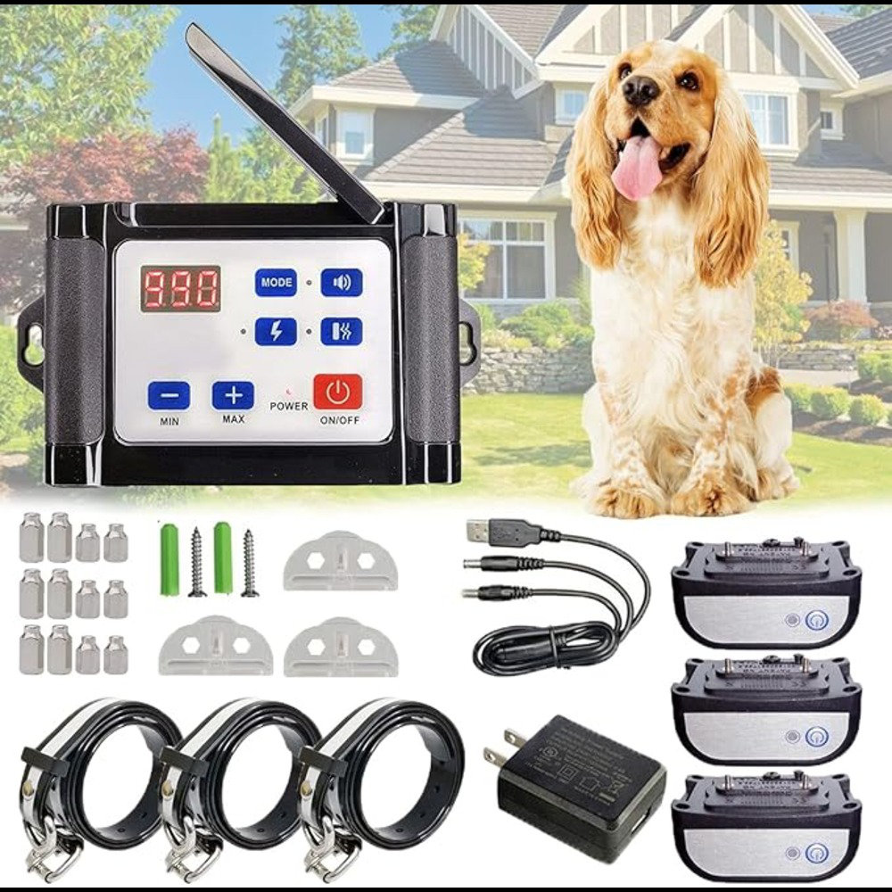 Invenitiah Wireless Electric Dog Fence,Pet Boundary Containment System ...