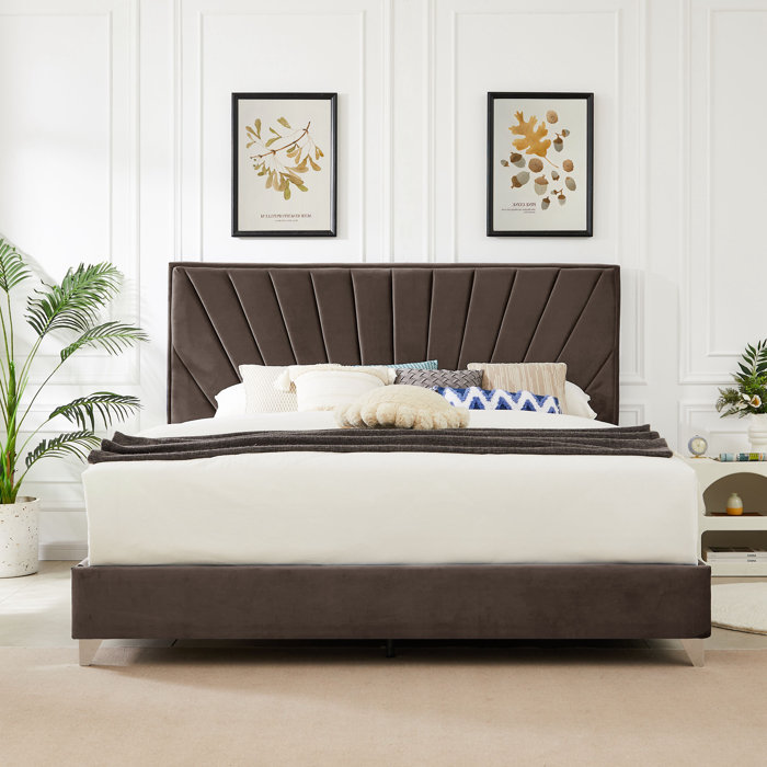 Mercer41 Floraine Upholstered Platform Bed | Wayfair