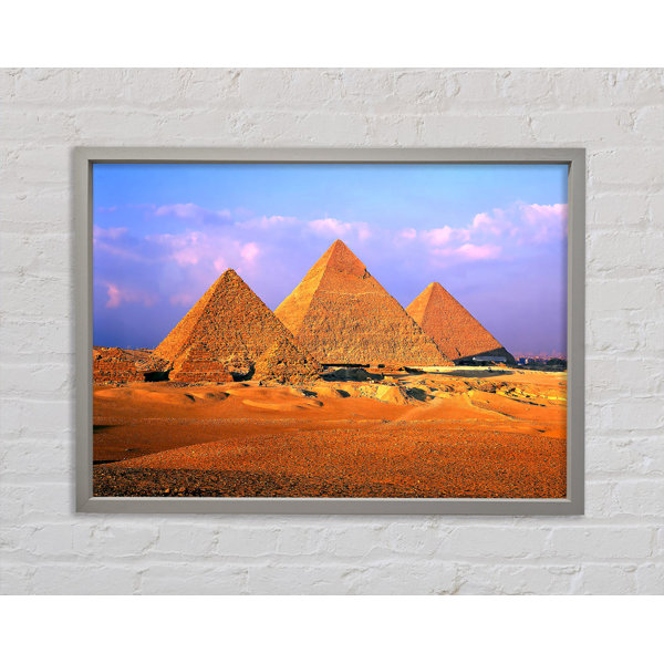 Bright Star Pyramids Of Giza Egypt - Single Picture Frame Art Prints on ...