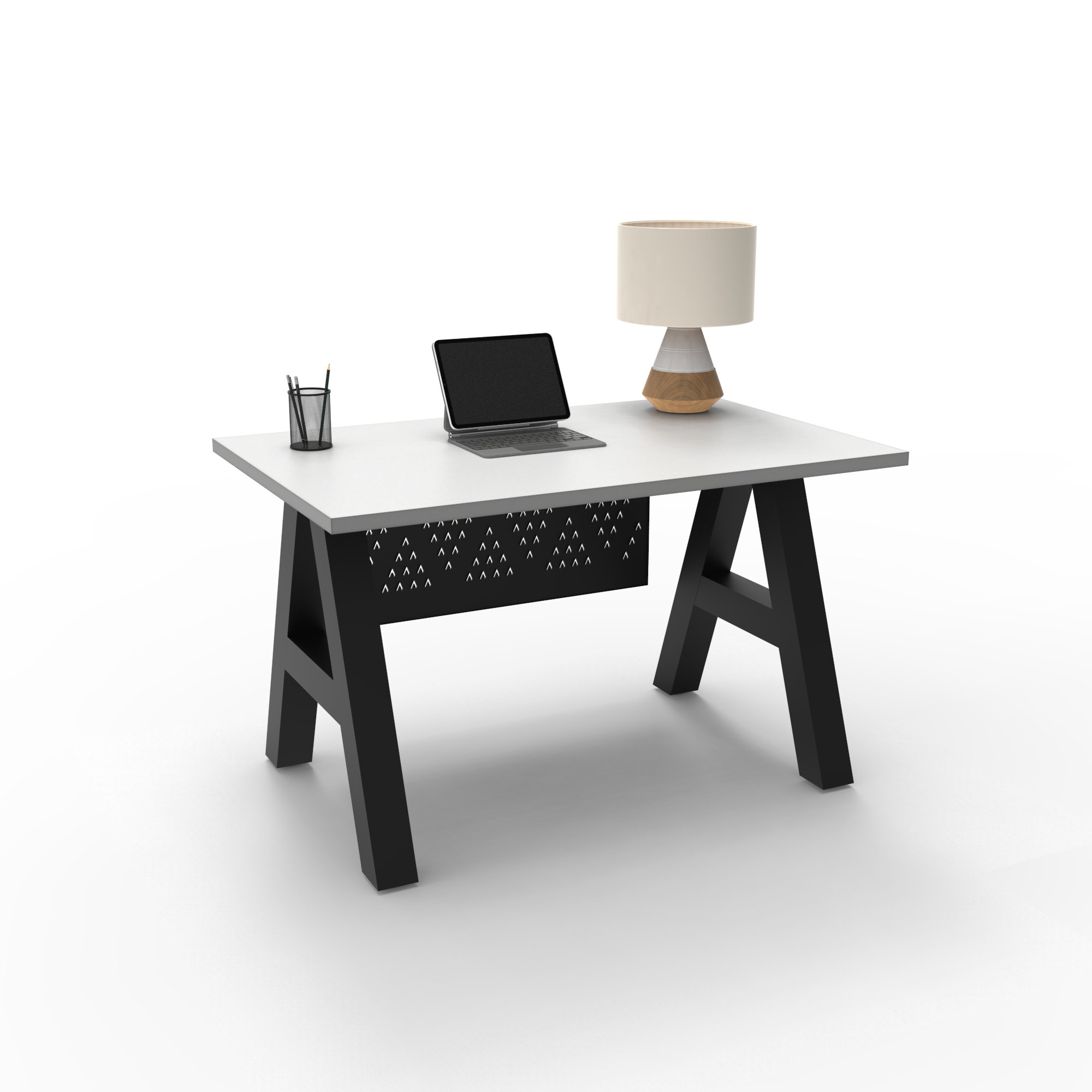 Latitude Run® Modern A-Frame Desk Executive Desk | Wayfair