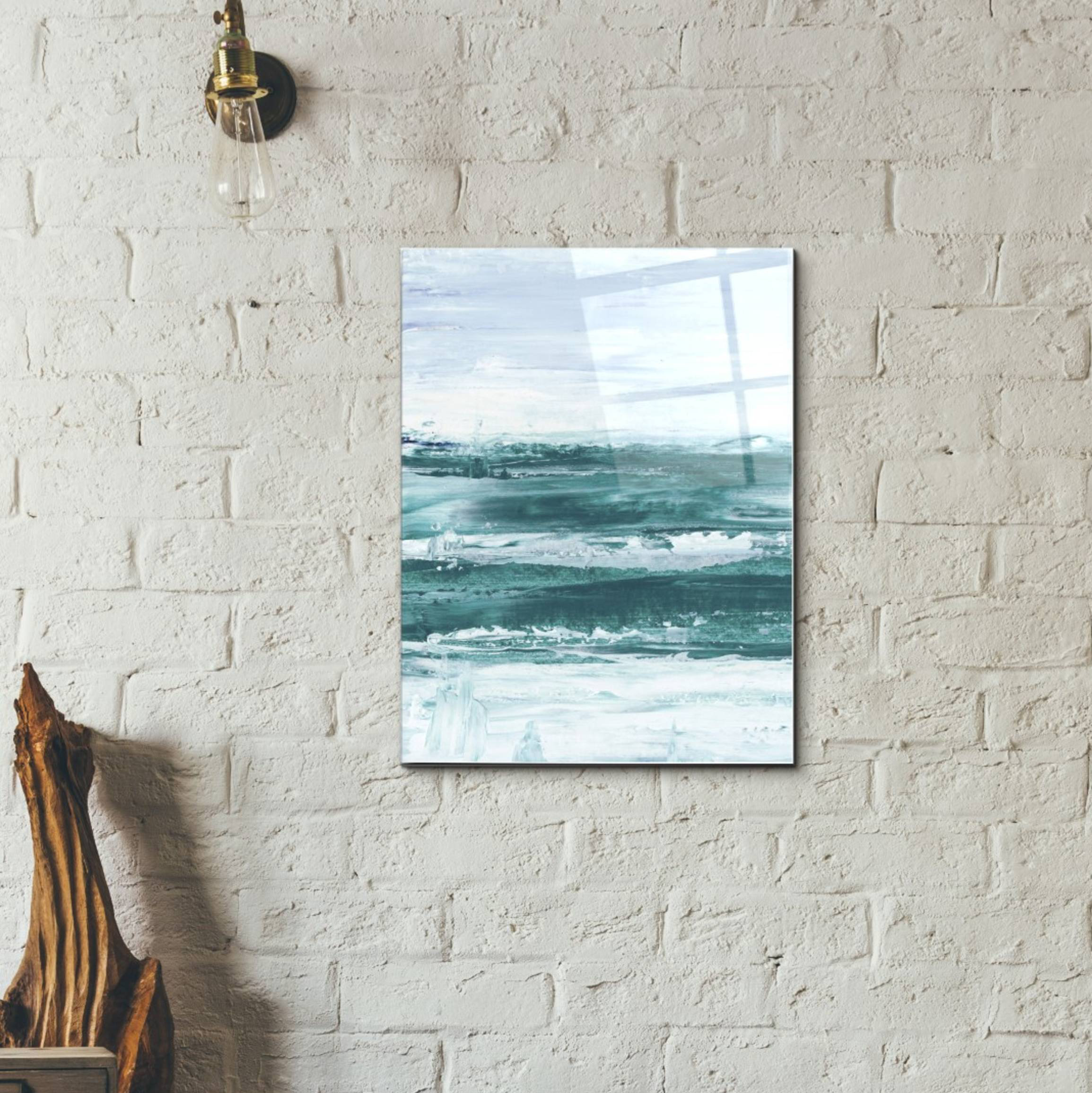 Trinx 'Choppy Waters I' By Ethan Harper Acrylic Glass Wall Art, 12"X16 ...