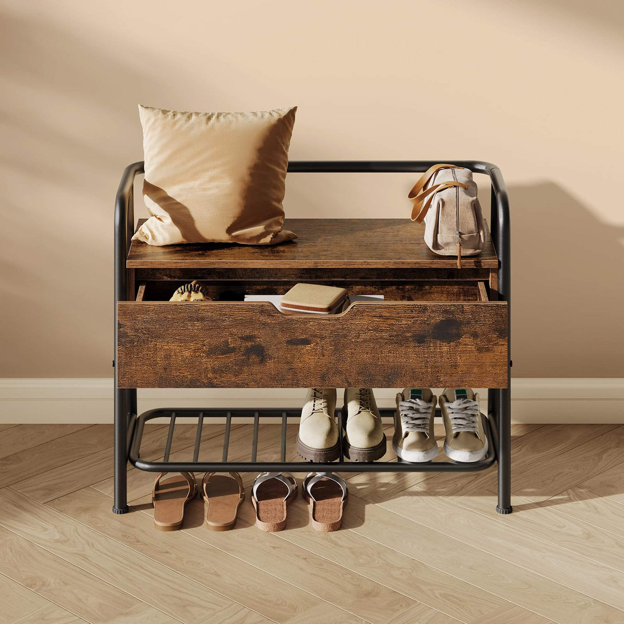 17 Stories Berchie Storage Bench | Wayfair