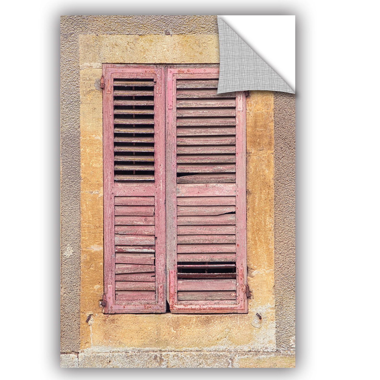 Ophelia & Co. French Shutters III Removable Wall Decal | Wayfair