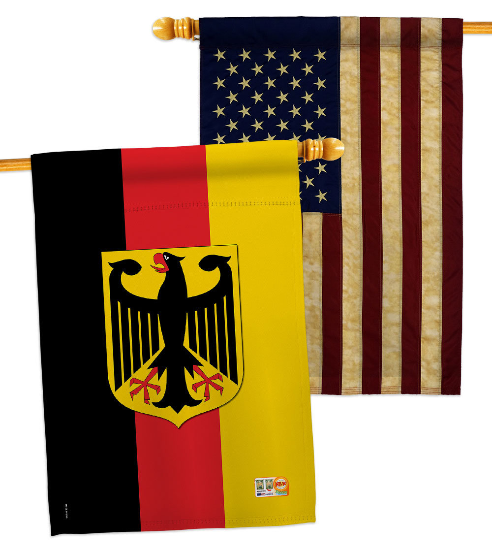 Breeze Decor Germany House Flags Pack Nationality Regional Yard Banner ...