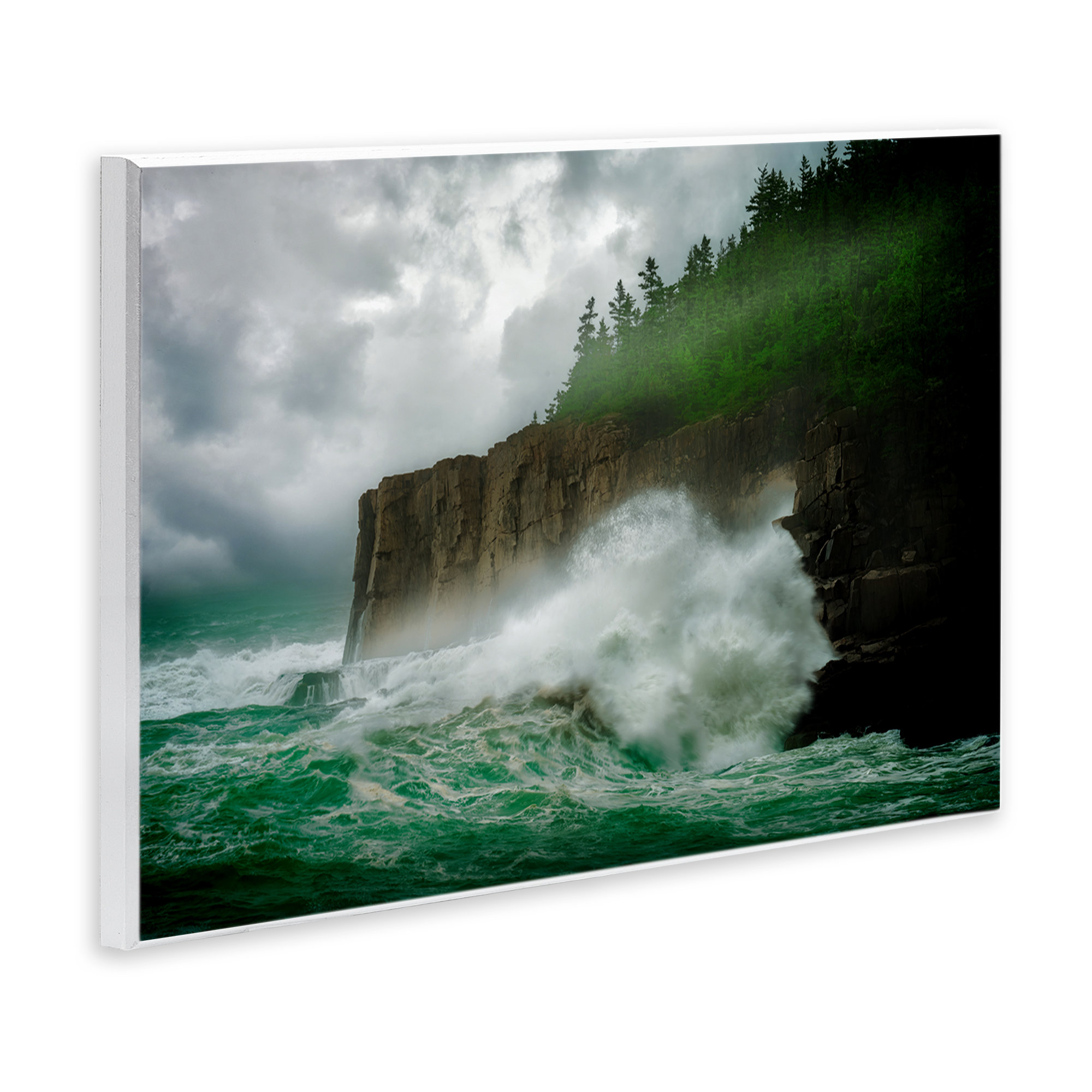 Dakota Fields Rushing Water Crashing Wall Plaque Art by Rick Berk ...
