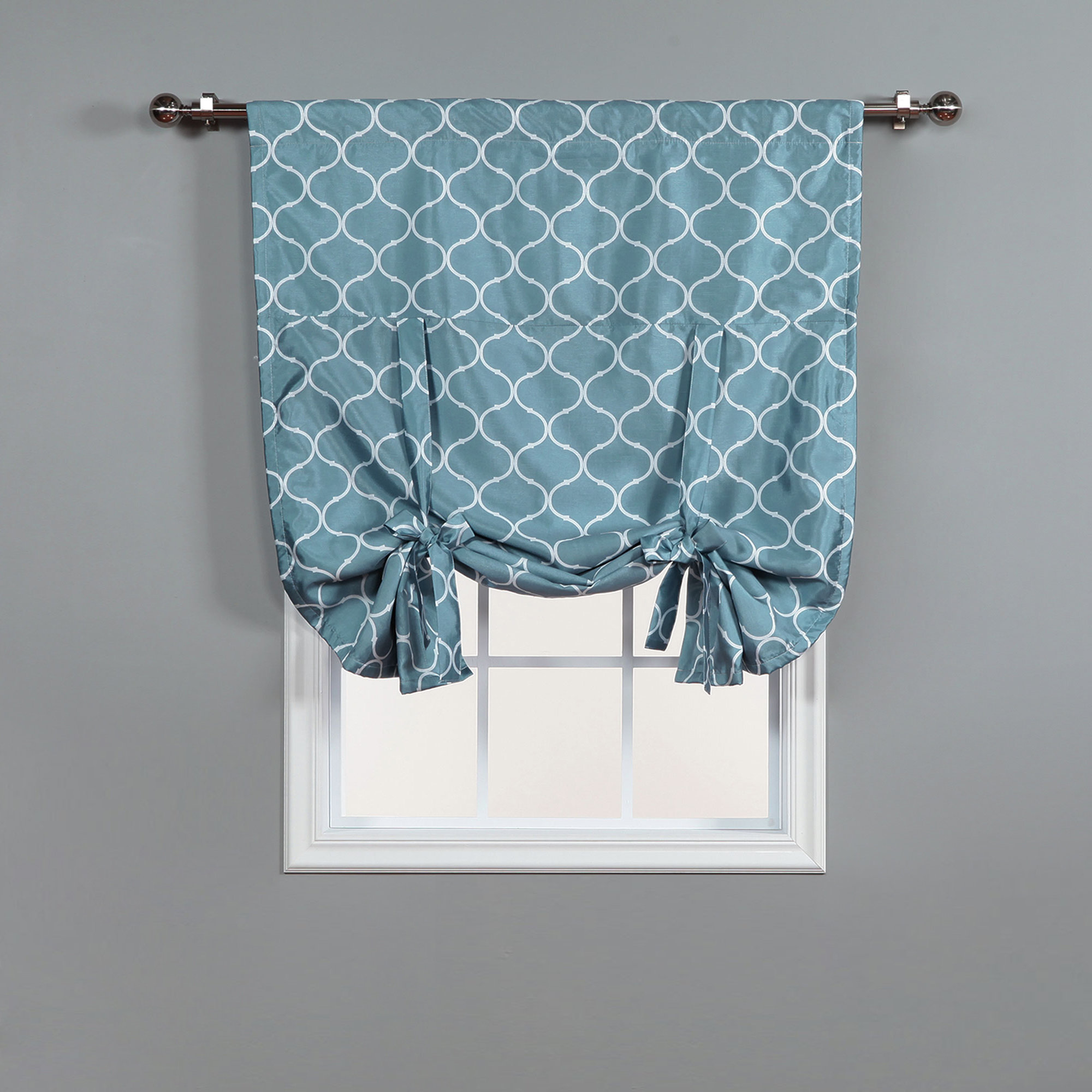 Winston Porter Cadel Geometric Blackout Thermal Single Curtain Panel ...