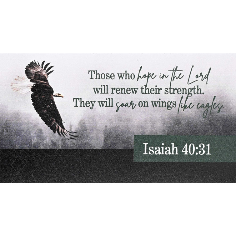 DicksonsInc Magnet Eagle Isaiah 40:31 5x2.75 | Wayfair