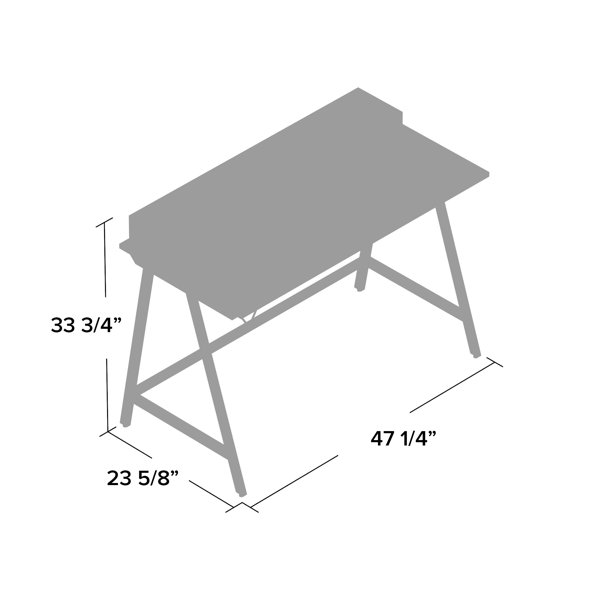 Wrought Studio Mary Desk with Hutch & Reviews | Wayfair