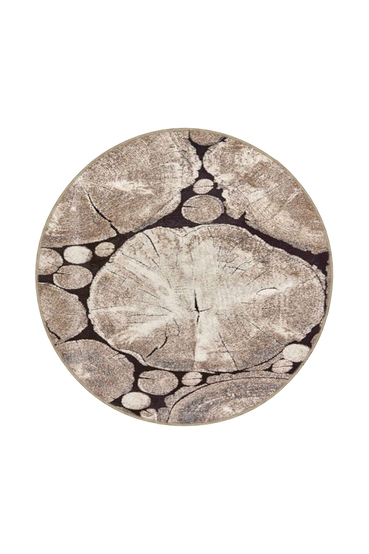 Hokku Designs Stacked Log Themed Woven Base Washable Rug | Wayfair
