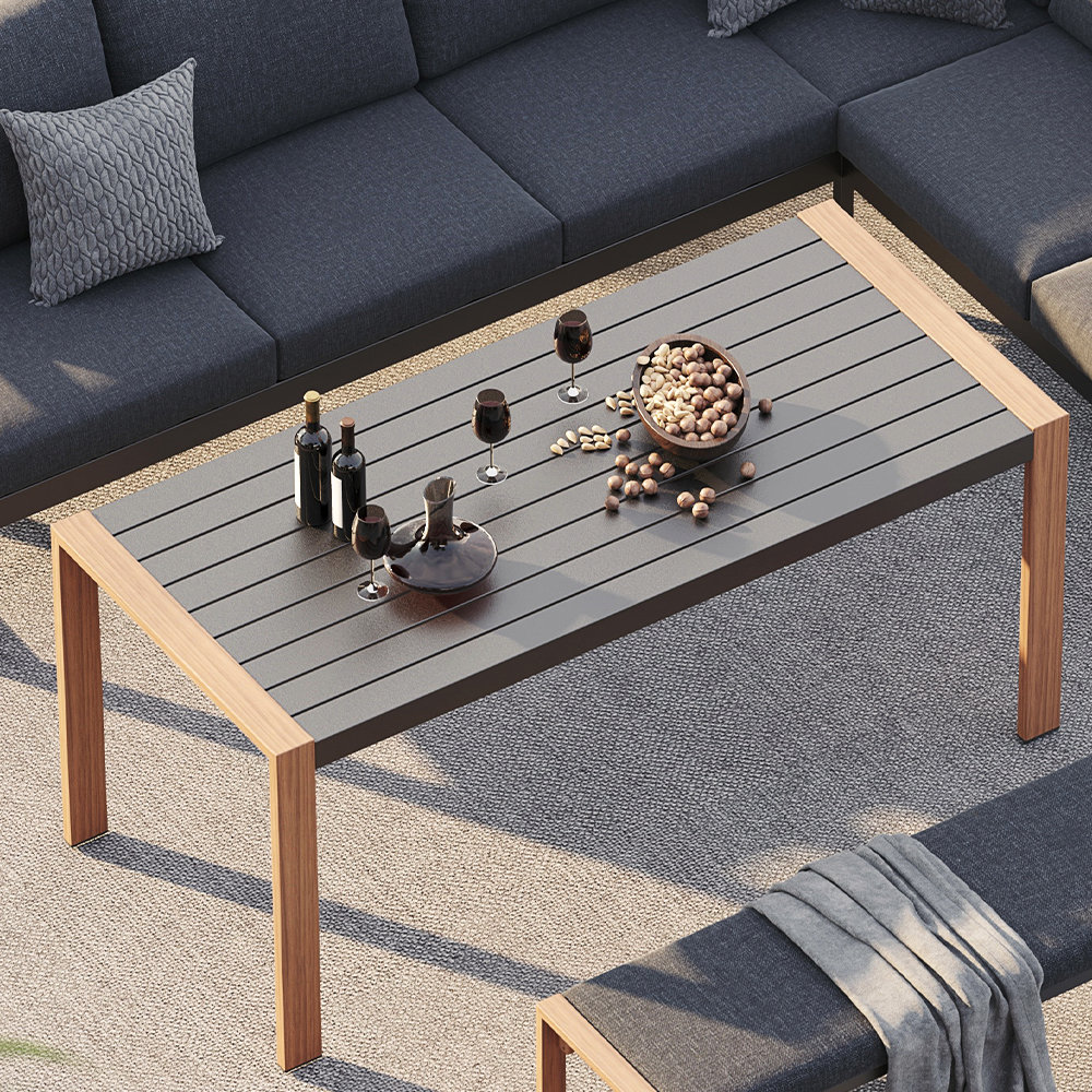 Red Barrel Studio® All Steel Dining Table | Wayfair