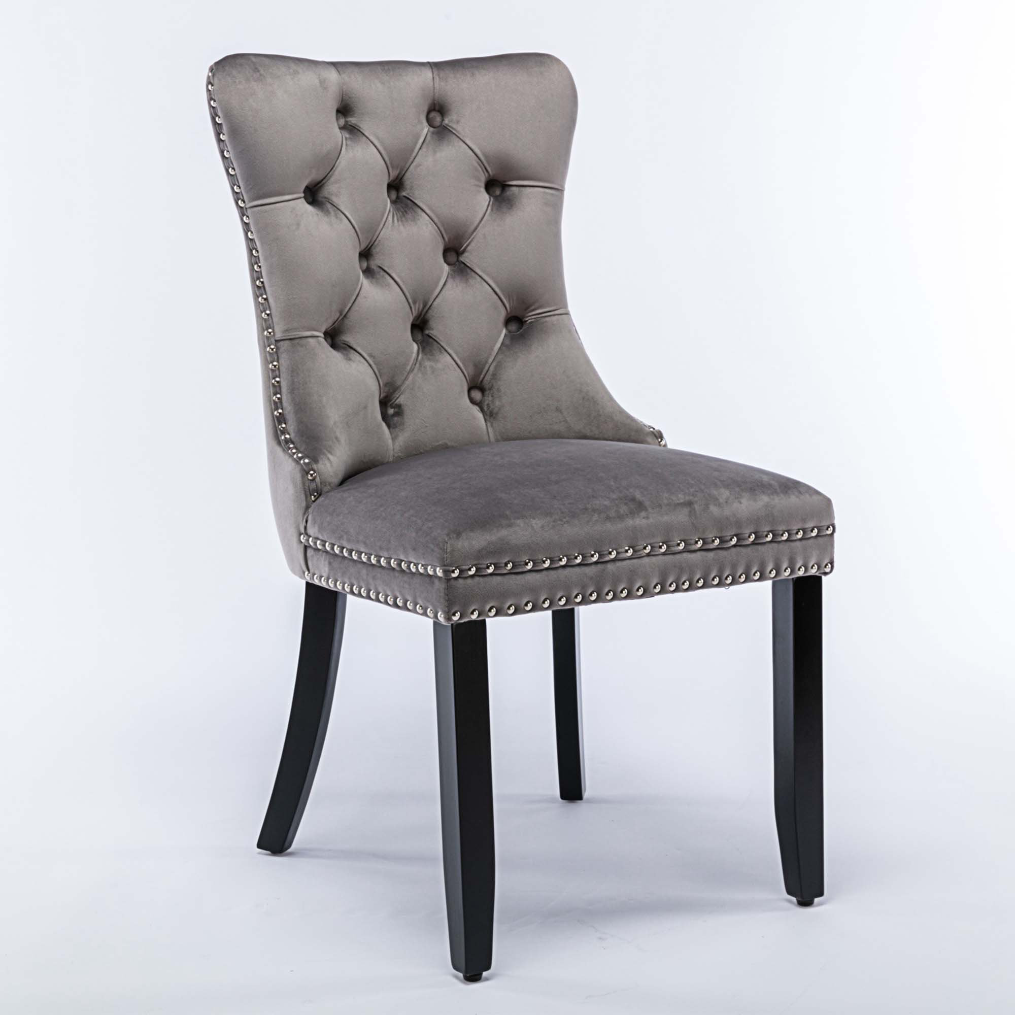House of Hampton® Gayna 25.5'' Wide Tufted Velvet Side Chair | Wayfair