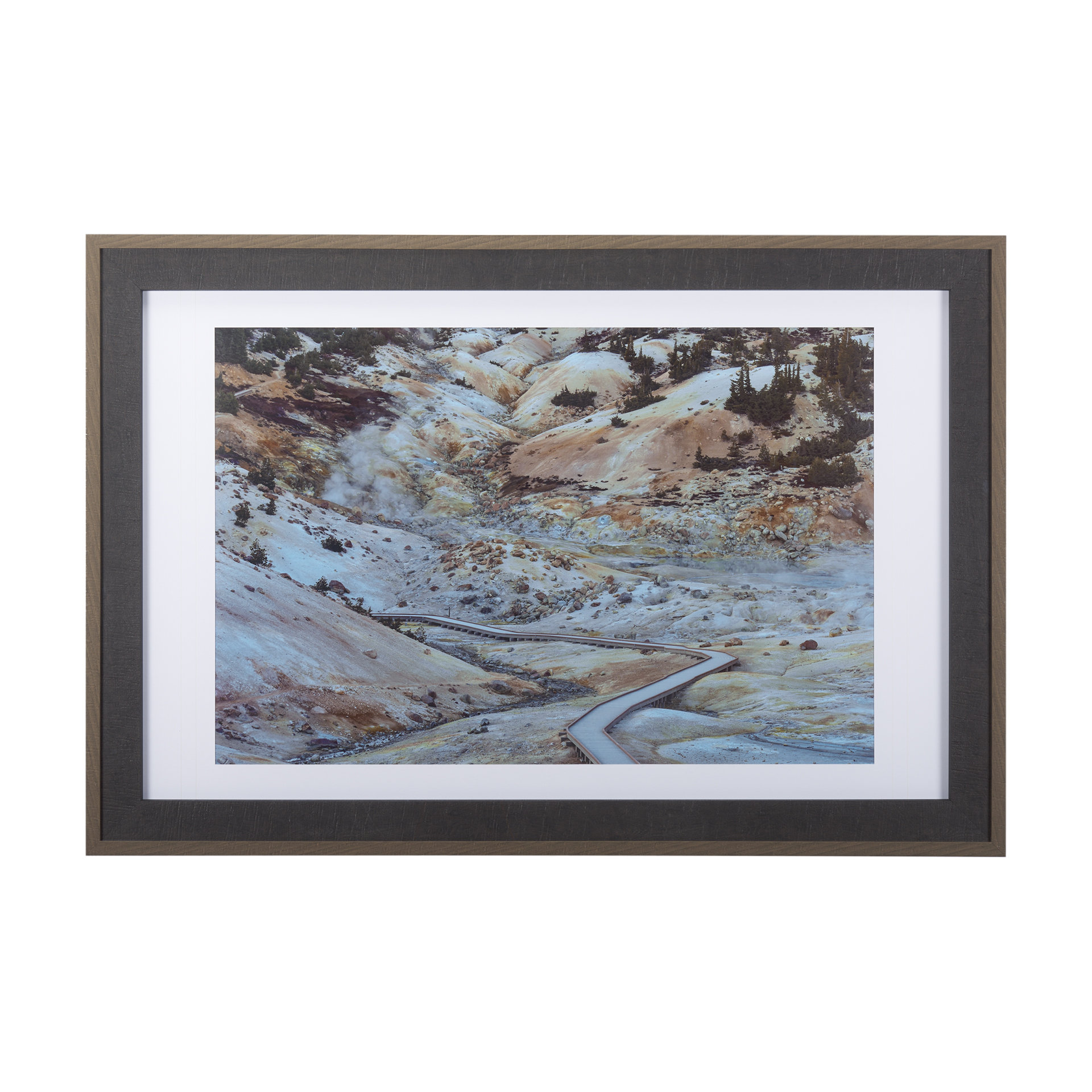 Loon Peak® LassenVP by Chad Mackay a Framed Art Print Matted under Glass | Wayfair