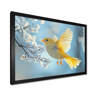 Lark Manor™ Fluffy Finch In The Forest Breeze - Animals Large Wall Art ...