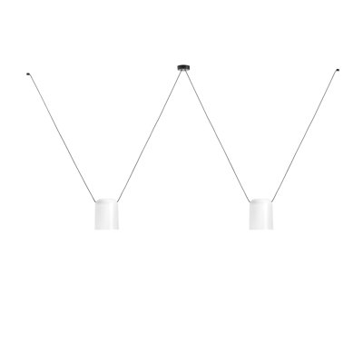 LedsC4 Attic Lateral Pendant Central Canopy Cable 2 Cylinder | Wayfair