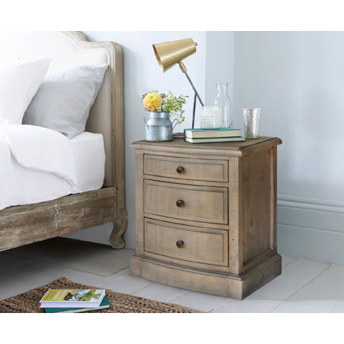 August Grove Bobtown Solid Wood Bedside Table | Wayfair.co.uk