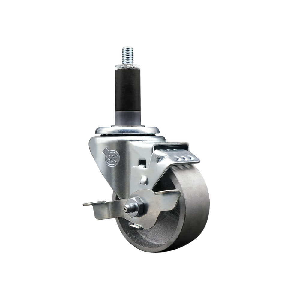 Service Caster 3 Inch Semi Steel Swivel 1-1/8 Inch Expanding Stem ...