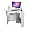 Ebern Designs Corner Computer Desk With Storage Shelf, Space-Saving ...
