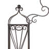 Astoria Grand Vereen Metal Indoor Outdoor Scrollwork Arched Gate Garden ...