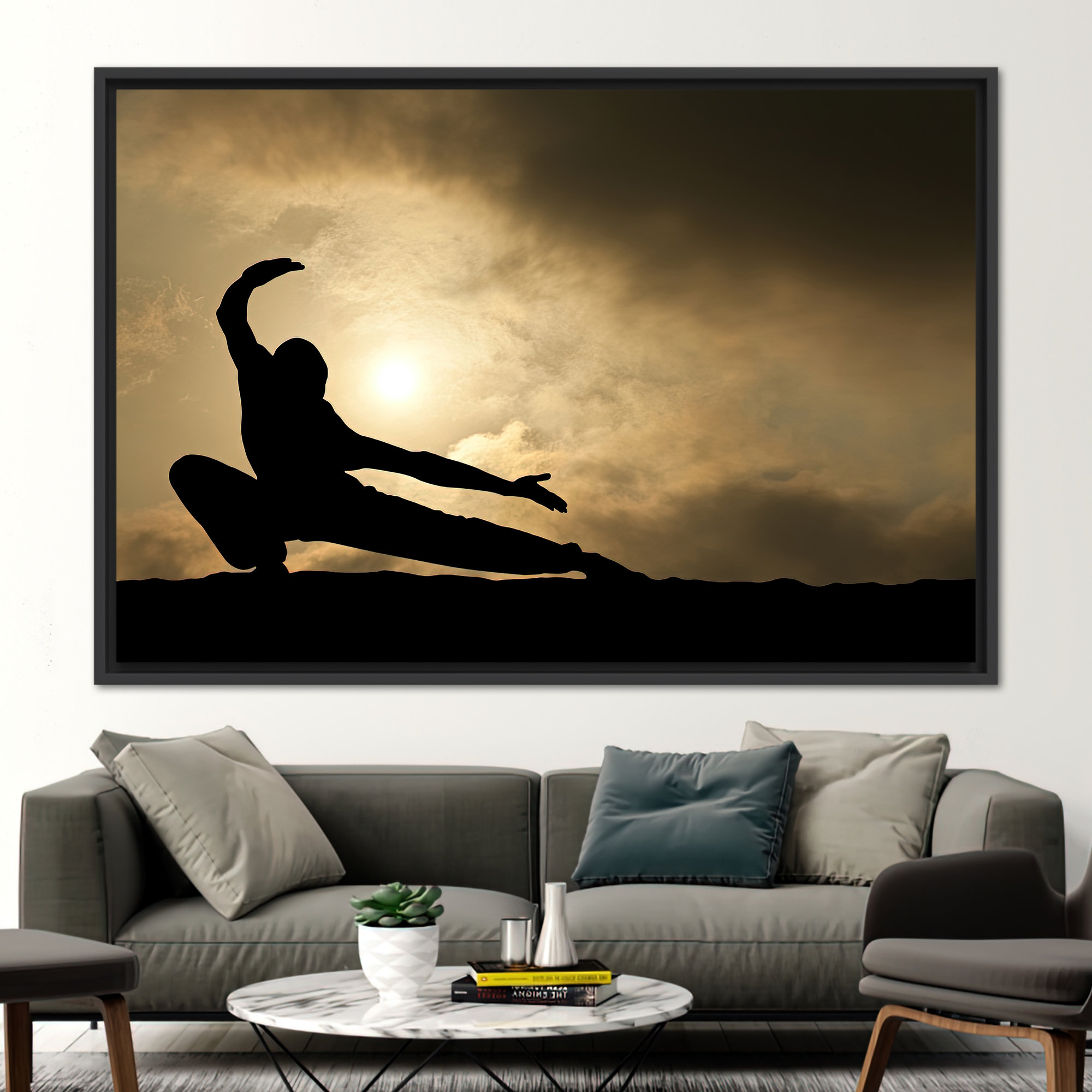 kayra export Martial Wall Art, Kung Fu Poster, Martial Wall Decor, Man ...