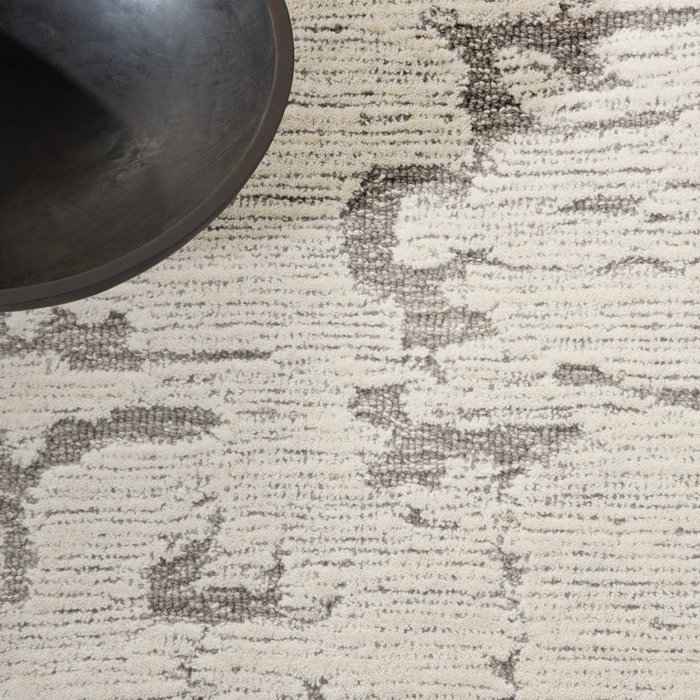 Calvin Klein Handmade Wool Grey Rug & Reviews | Wayfair