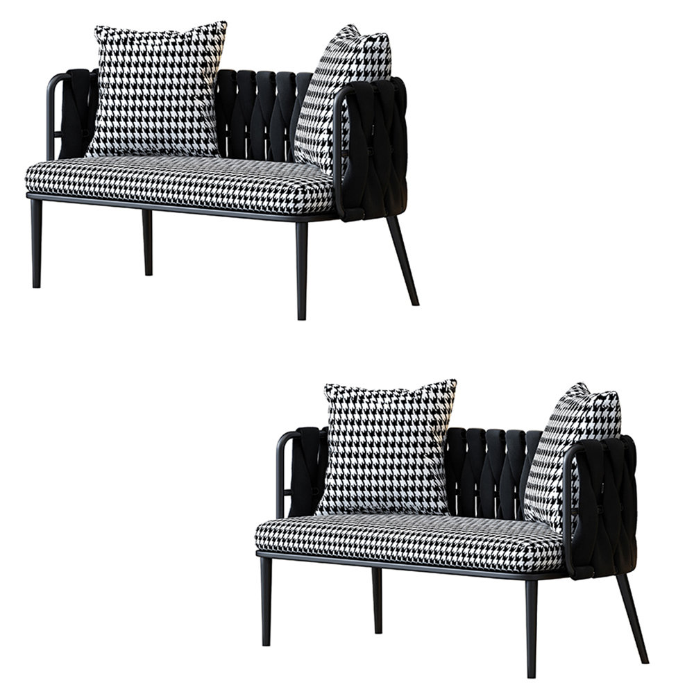 Canadian Linen Modern And Simple Style Cafe Restaurant Bench Storage ...