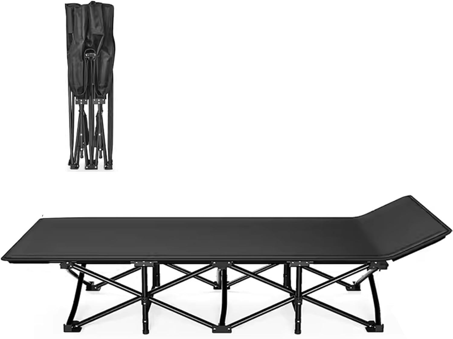 AirPartyPros Foldable Bed Camping Portable Folding Bed, Installation ...