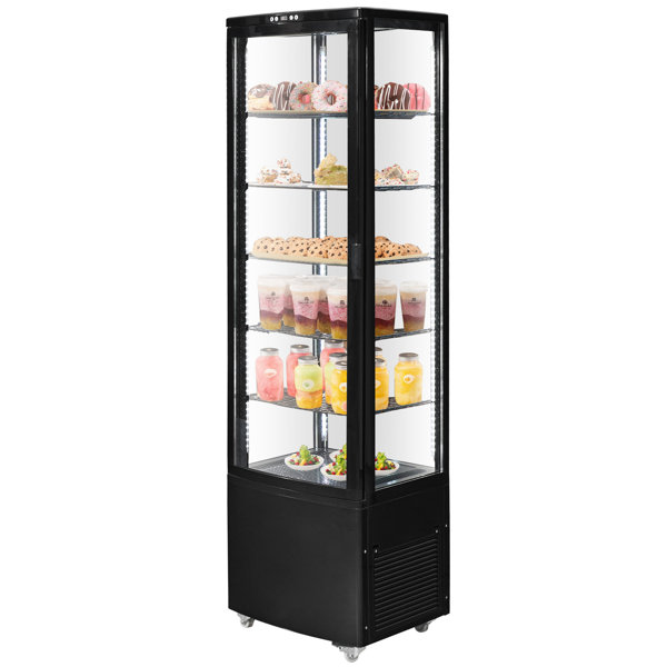 VEVOR Refrigerated Display Case Bakery Display Fridge Case 9.8 cu ft ...