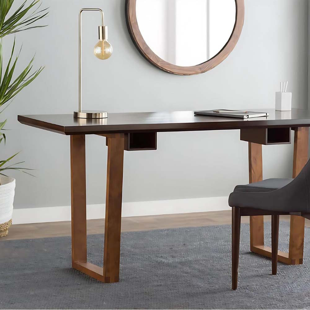 Latitude Run® Posh Pollen Arden Desk, Oak - Wayfair Canada