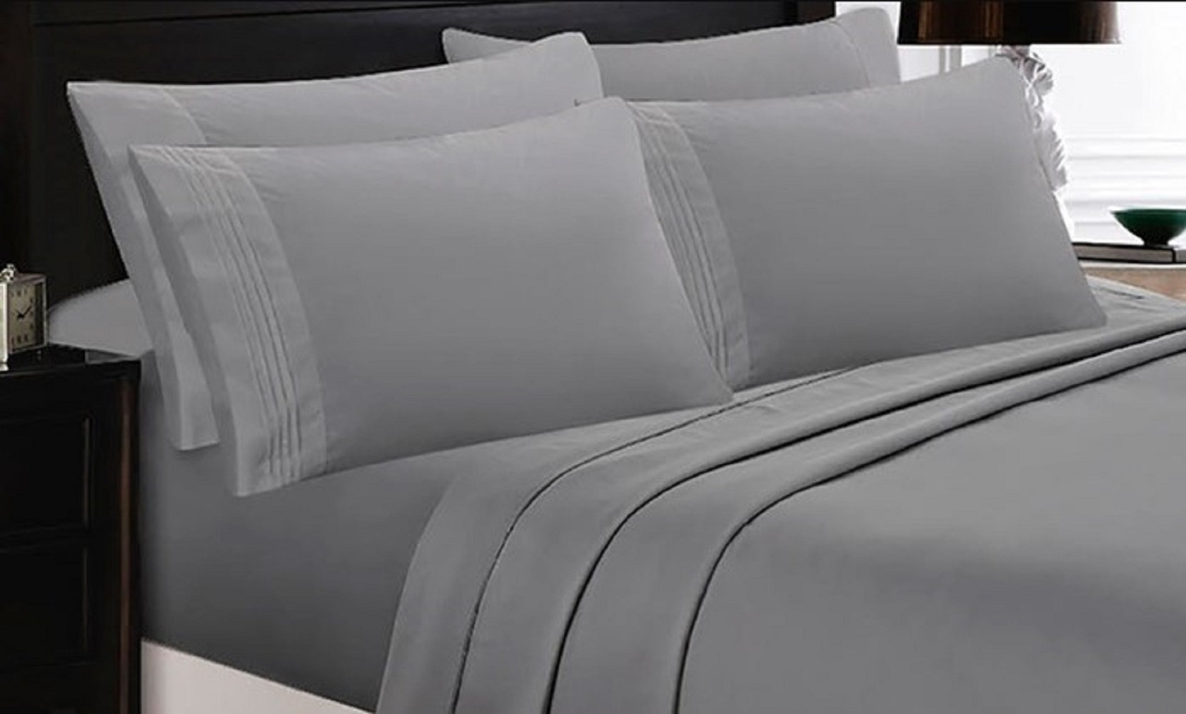 Linen Depot Direct Rayon from Bamboo Essence 6 Piece Luxury Sheet Set ...