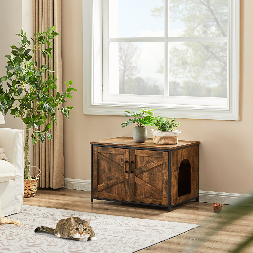 Tucker Murphy Pet™ Enclosed Litter Box Enclosure & Reviews | Wayfair