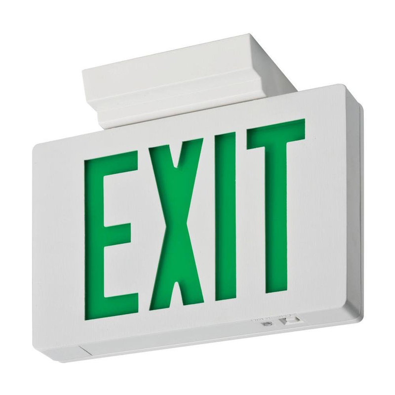 Lithonia Lighting Signature Aluminum Surface-Mounted LED Exit Sign ...