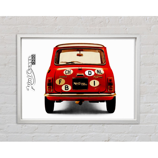 Bright Star Mini Cooper Retro Rear - Print | Wayfair.co.uk