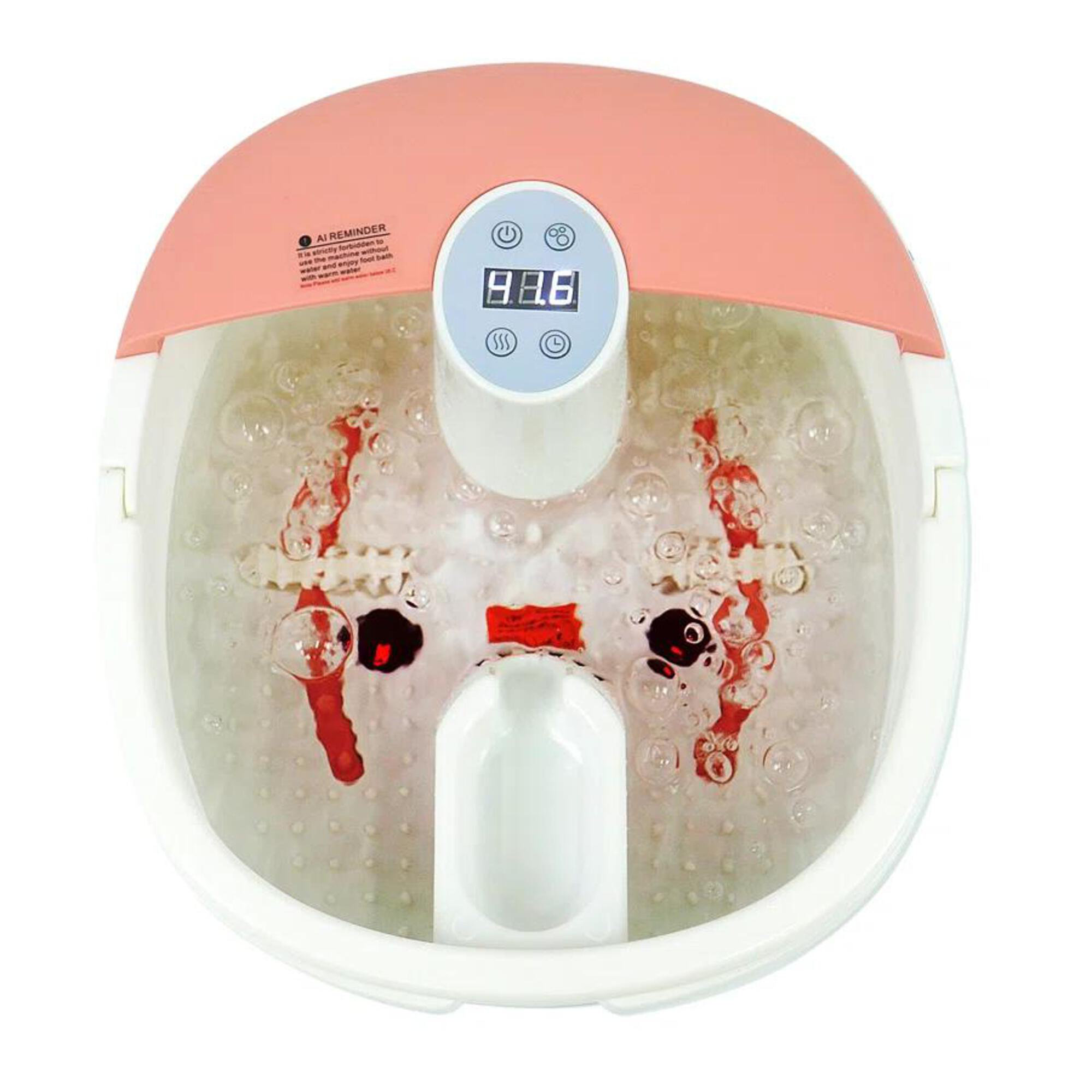 SalonDepot Heated Foot Spa Bath Bucket Foot Massager Tub With Massage ...