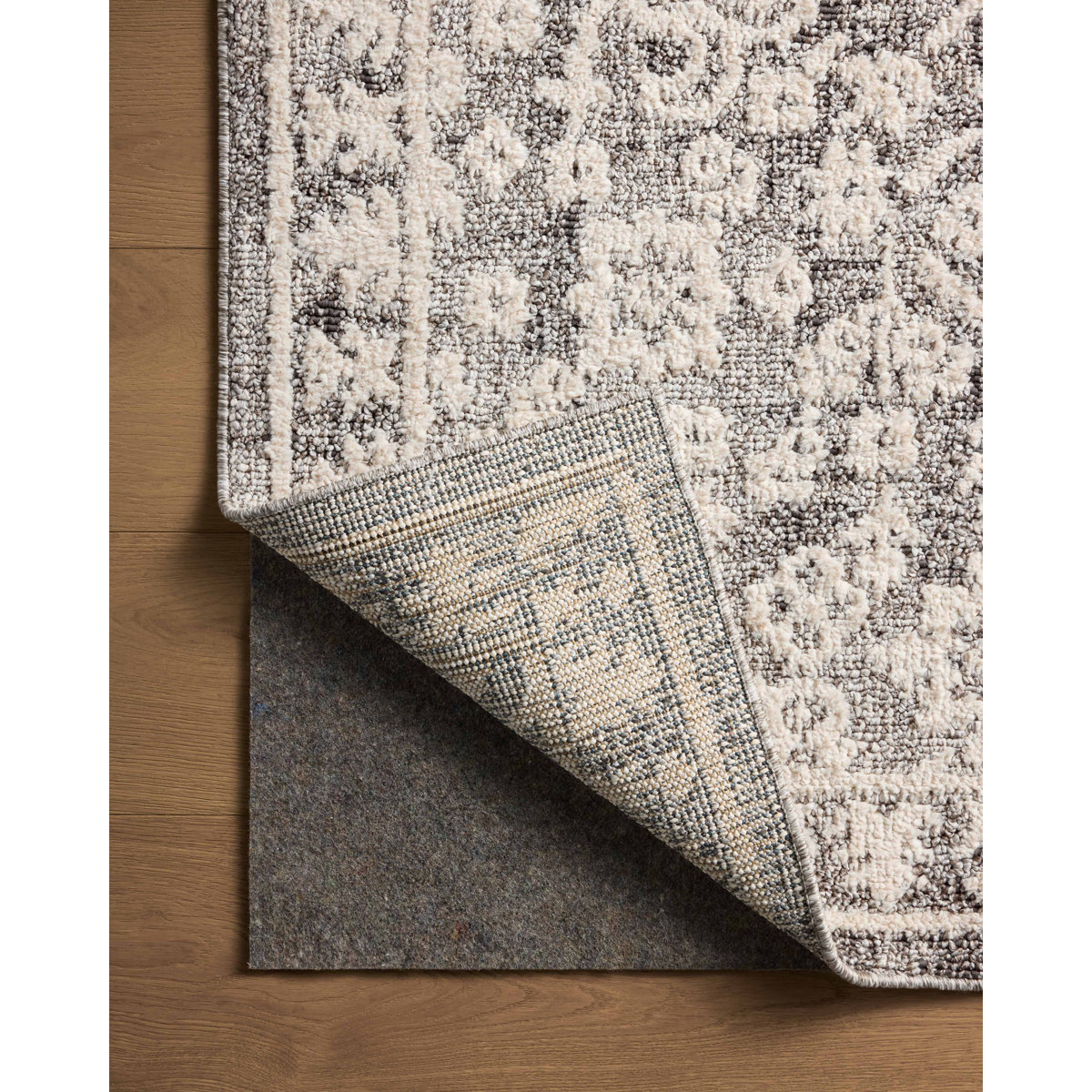 Magnolia Home by Joanna Gaines x Loloi Gigi Grey / Ivory Area Rug ...