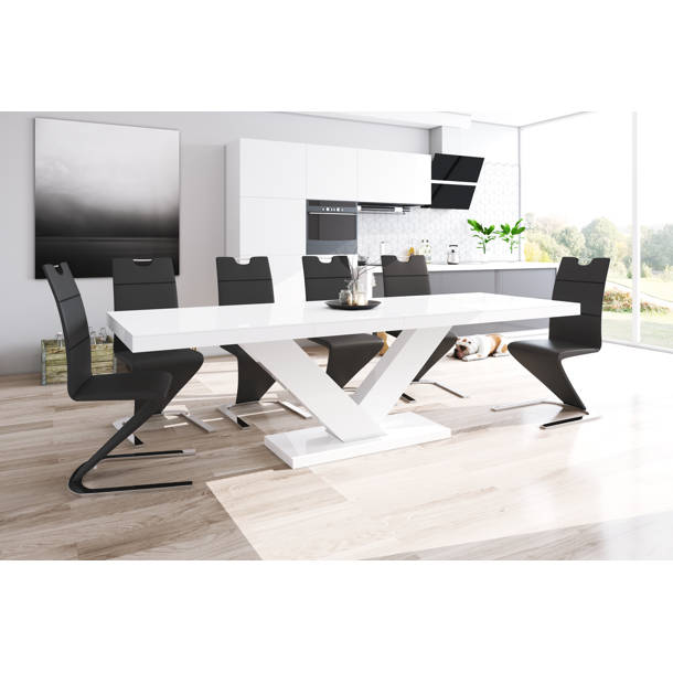 Wrought Studio Chenika Extendable Dining Table | Wayfair
