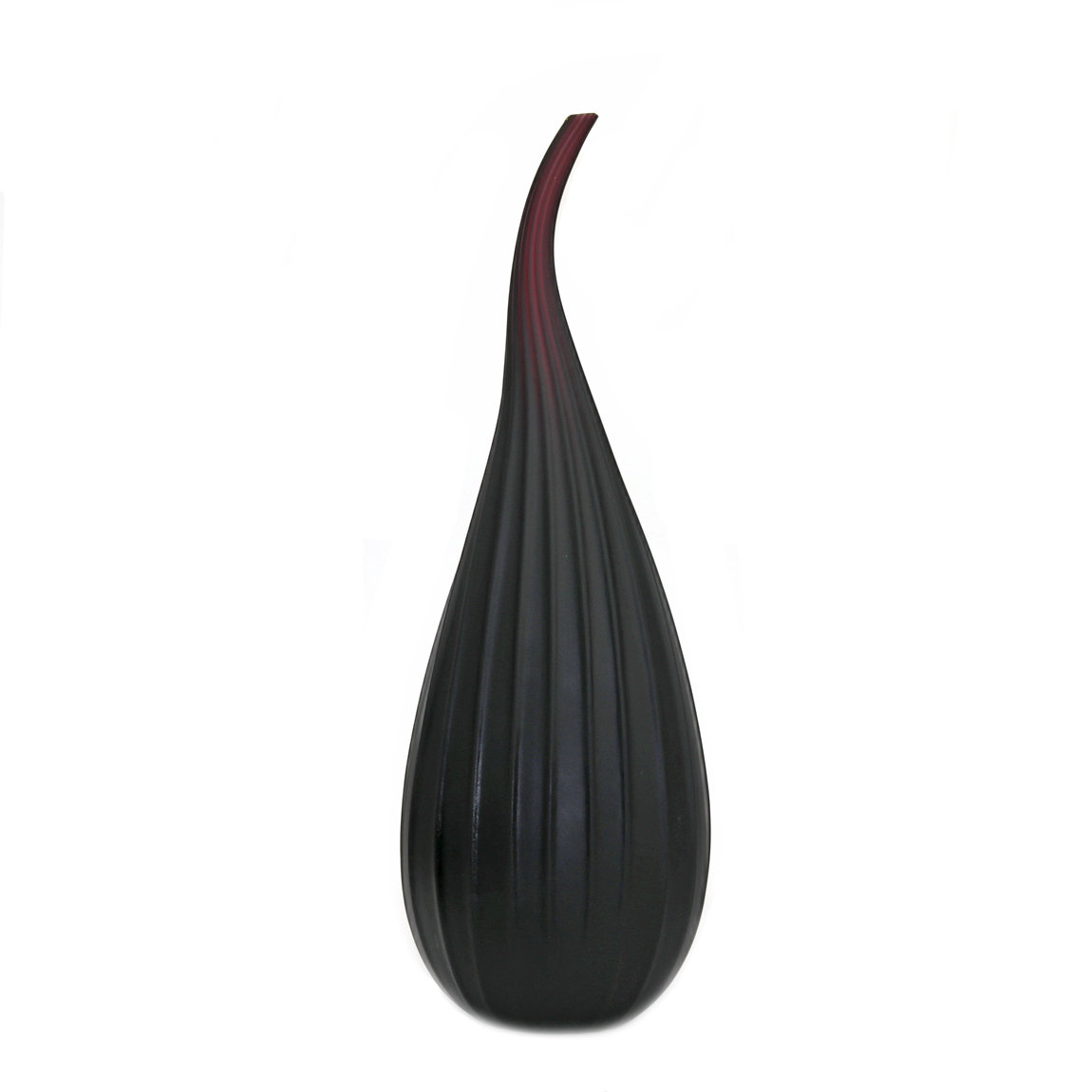 Murano Art Collection Murano Glass Stripe Vase | Wayfair
