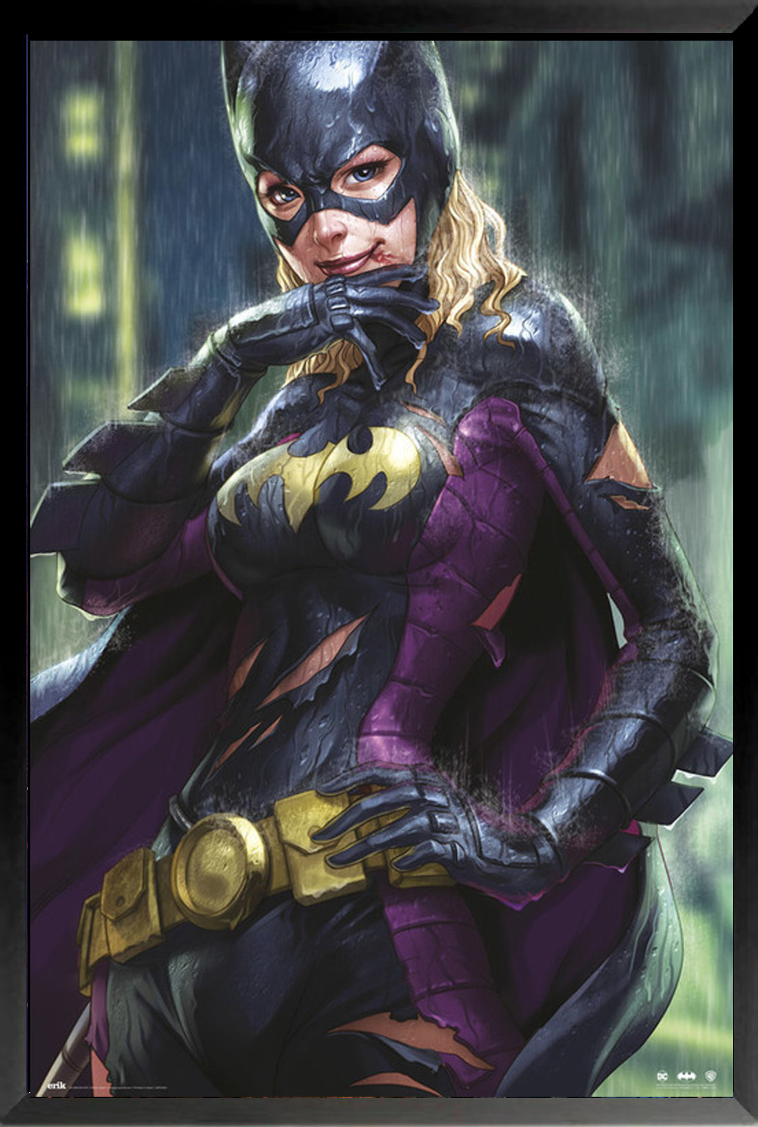 Buy Art For Less FRAMED BATGIRL 36x24 MOVIE Art Print Poster Gotham ...