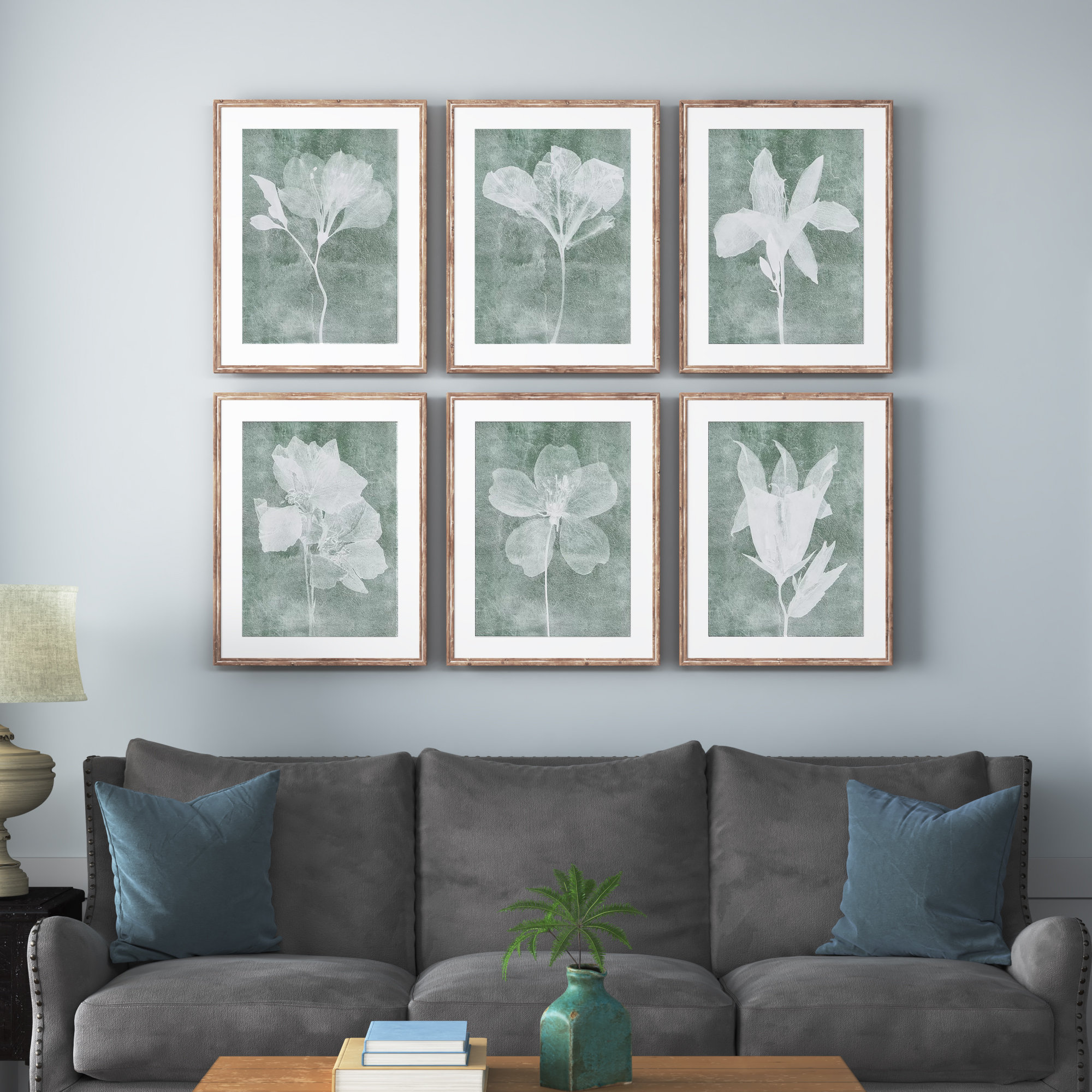 Laurel Foundry Modern Farmhouse 'Translucent Floral' - 6 Piece Picture ...